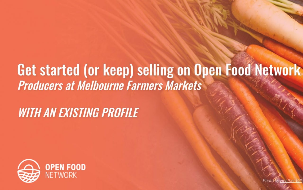 Set up your shop to start selling on the Melbourne Farmers' Markets ...