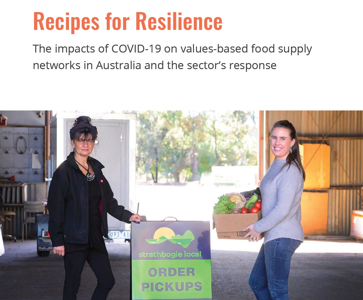 Recipes for Resilience: Impacts of COVID-19 on values-based food supply ...
